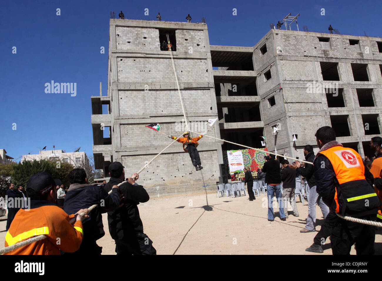 Mar 02, 2011 - Gaza City, Gaza Strip - Palestinian civil defense ...
