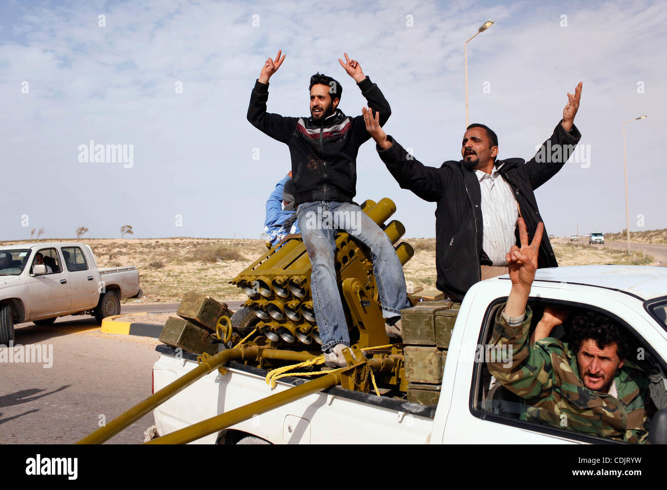 Pro gaddafi forces hi-res stock photography and images - Alamy