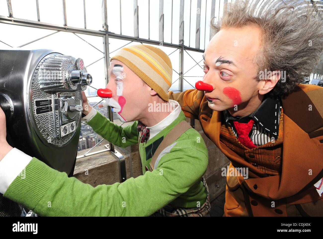 Mar. 4, 2011 - Manhattan, New York, U.S. - Clowns from Ringling Bros ...