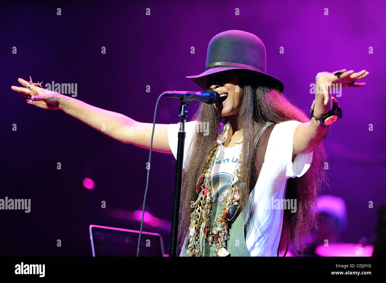 Mar. 4, 2011 - Durham, North Carolina; USA - Singer ERYKAH BADU ...