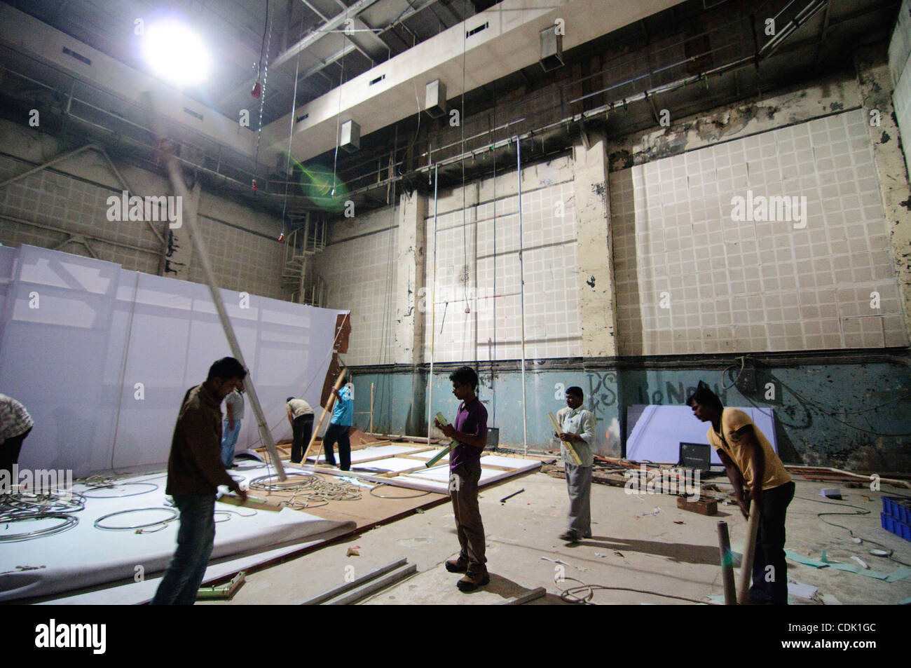 Set construction takes place at Film City, a major hub of the Indian ...
