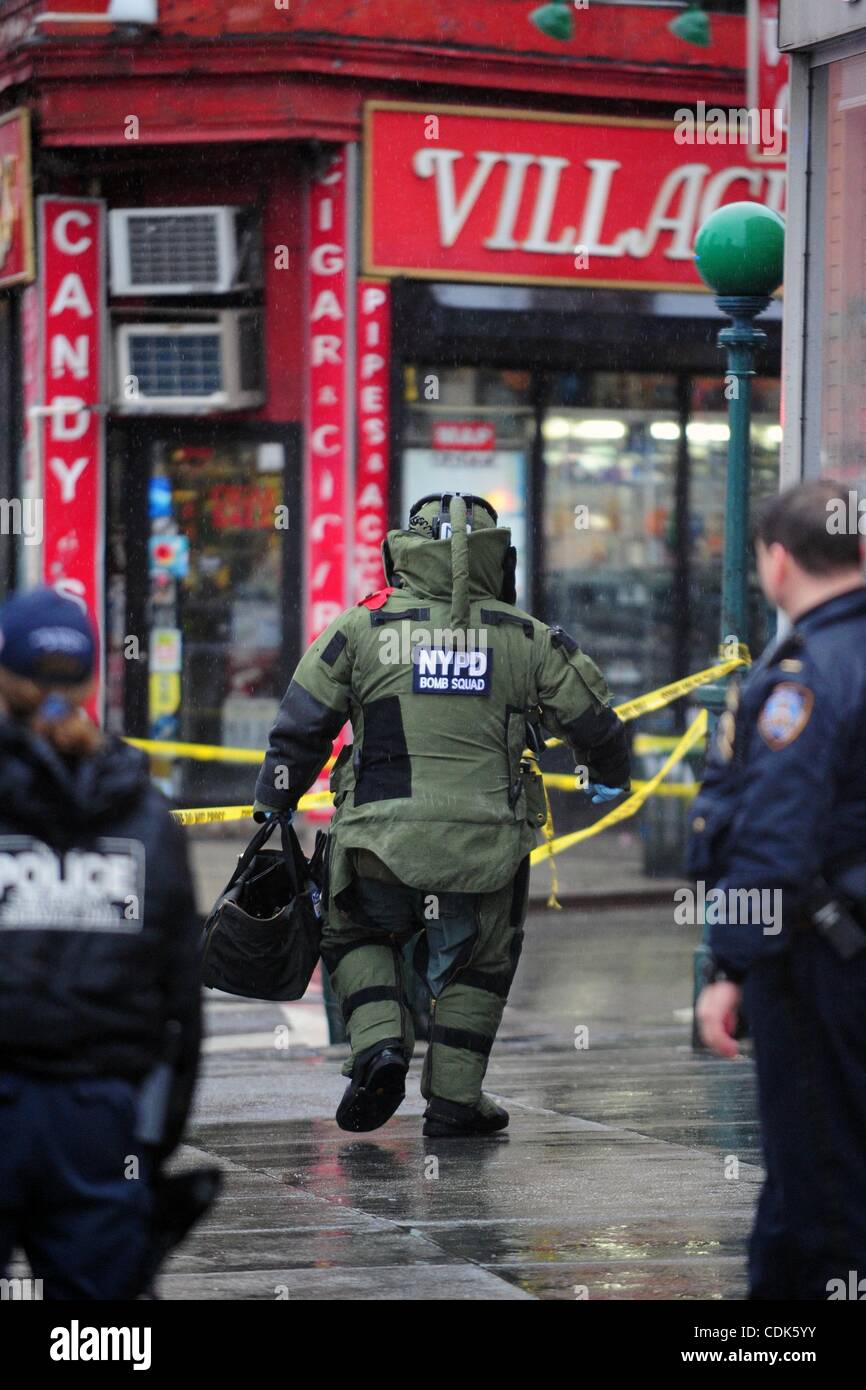 Mar. 10, 2011 - Manhattan, New York, U.S. - The NYPD Bomb Squad Unit ...