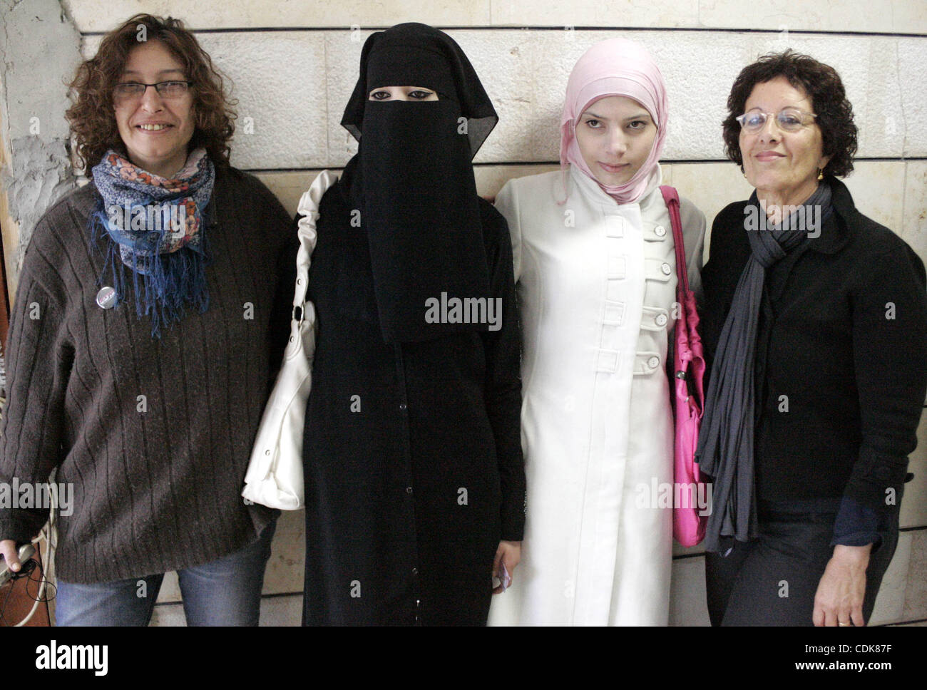Palestinian and israeli women take part in a Palestinian Jewish ...