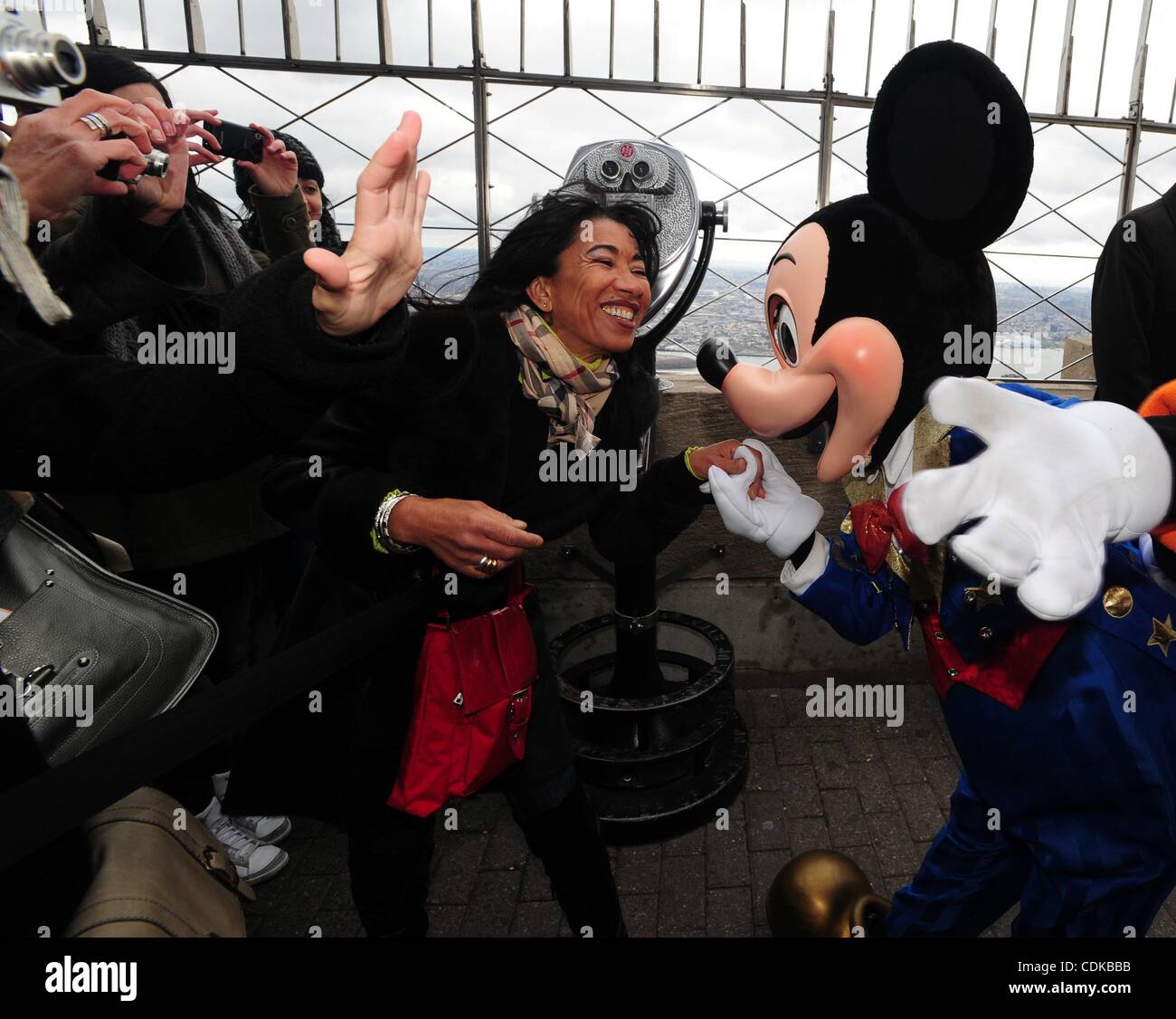 Mar. 15, 2011 - Manhattan, New York, U.S. - Mickey Mouse, Goofy and ...