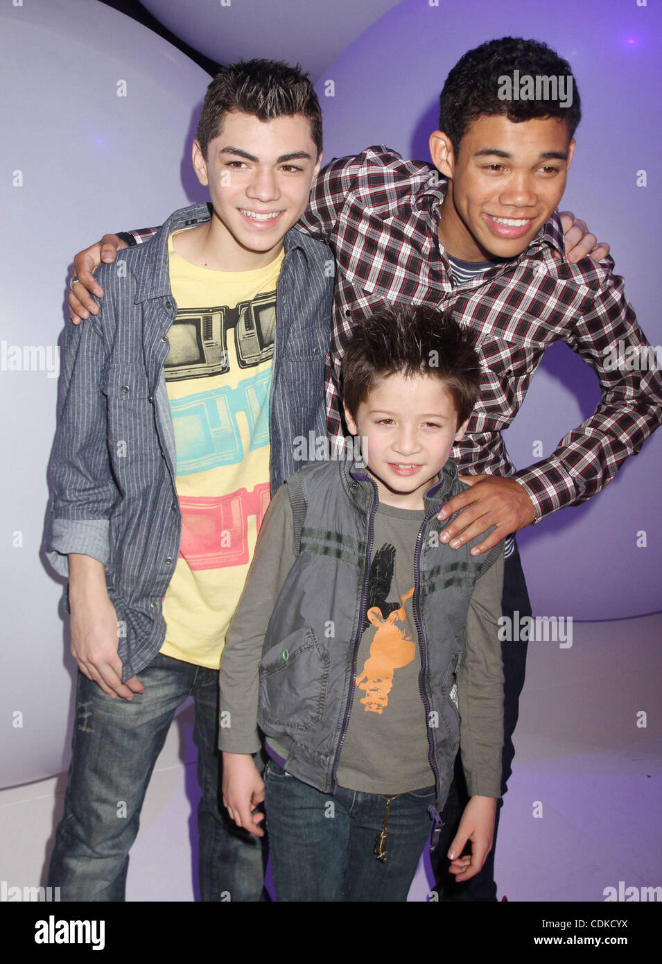 Mar. 16, 2011 - New York, New York, U.S. - Actors ADAM IRIGOYEN, ROSHON ...