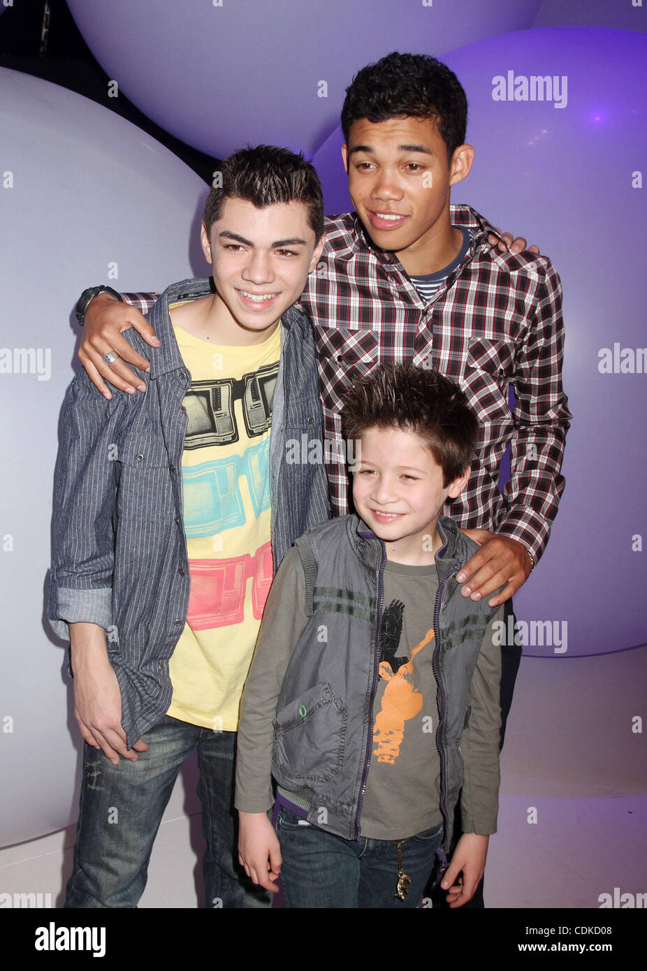 Mar. 16, 2011 - New York, New York, U.S. - Actors ADAM IRIGOYEN, ROSHON ...