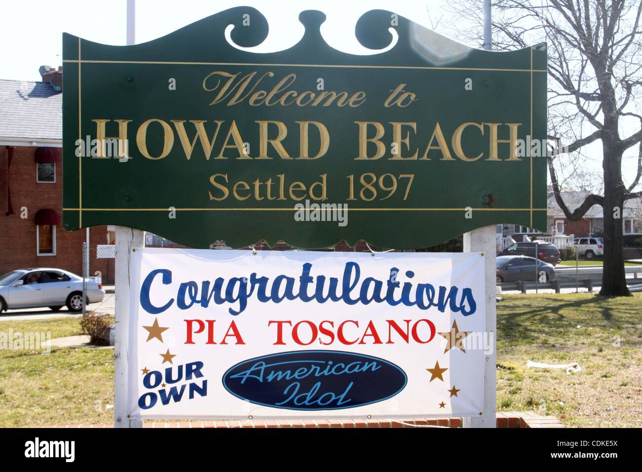 Mar. 17, 2011 - New York, New York, U.S. - Signs all over Howard Beach ...