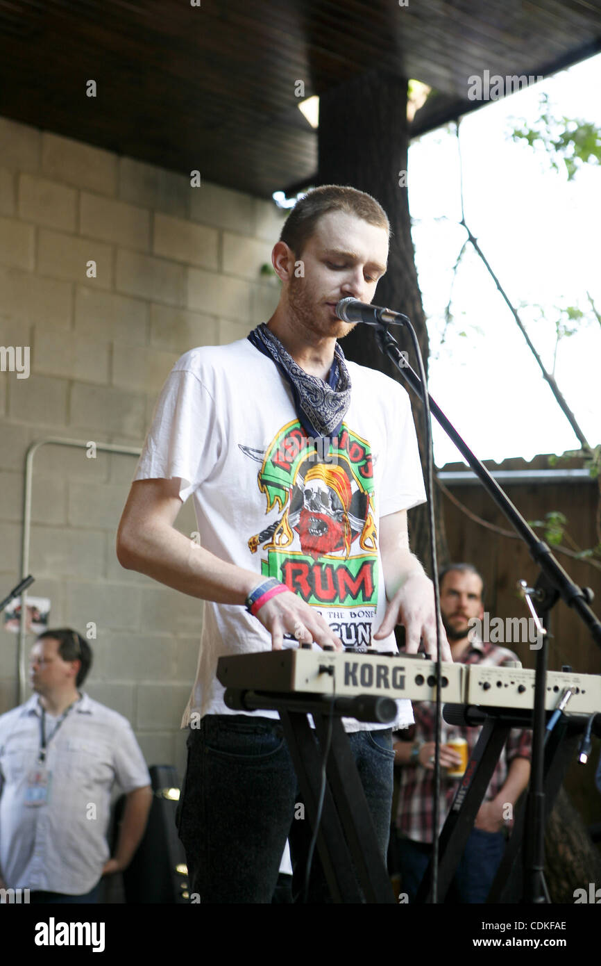Mar. 18, 2011 - Austin, Texas, U.S. - Bear Hands performing at Ale ...