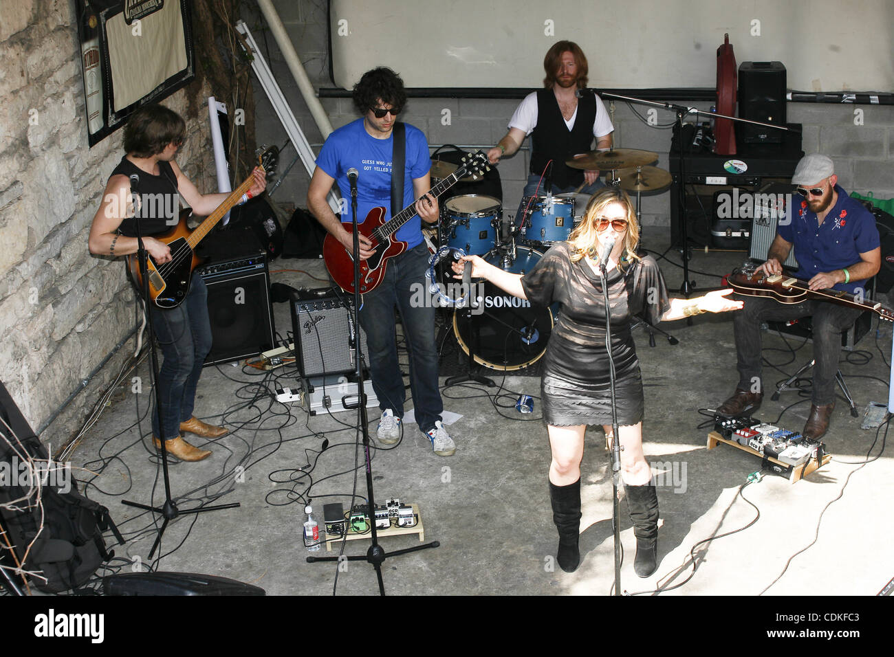 Mar. 18, 2011 - Austin, Texas, U.S. - Saint Bernadette performing at ...