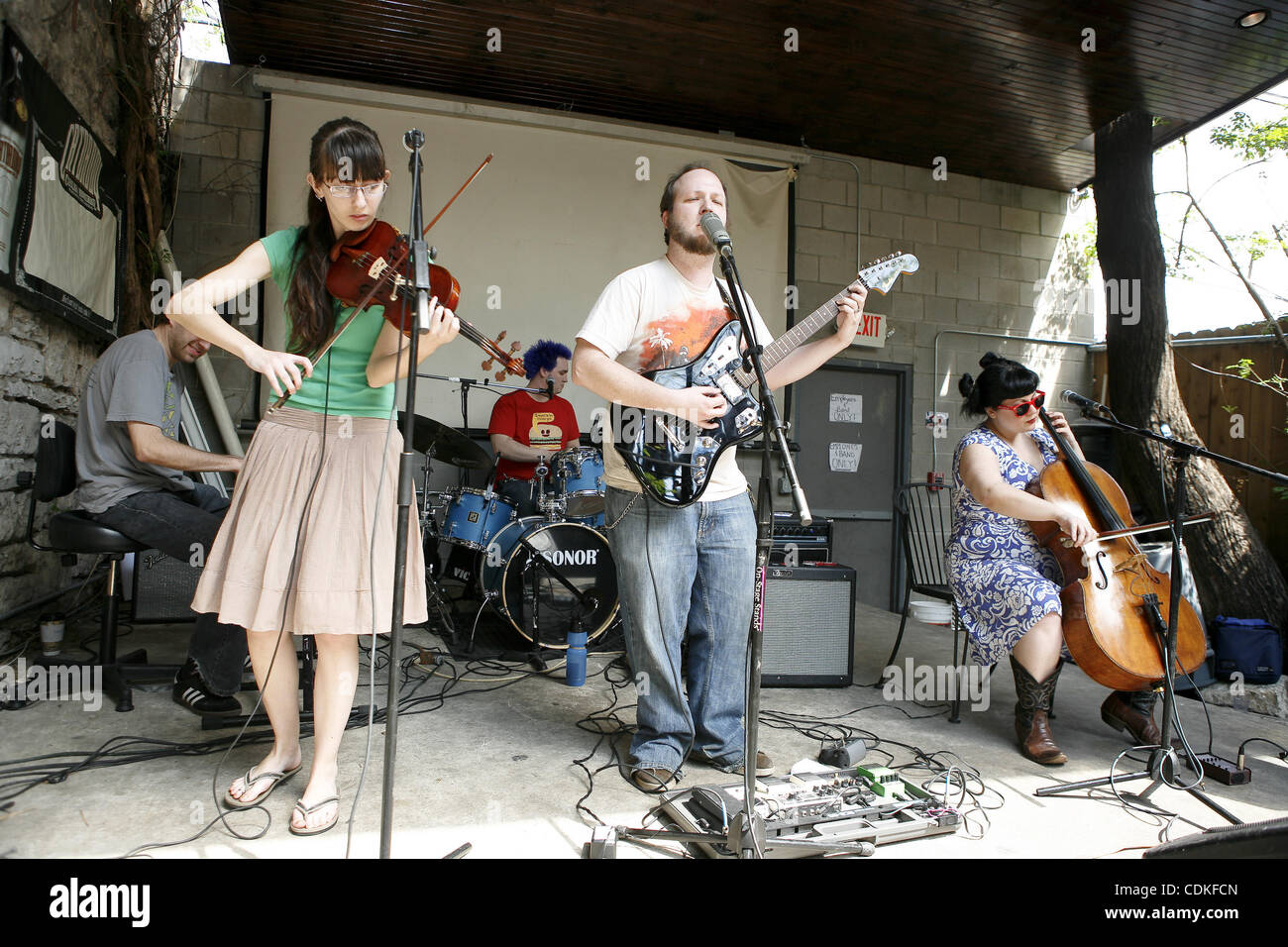 Mar. 18, 2011 - Austin, Texas, U.S. - Shortwave Society performing at ...