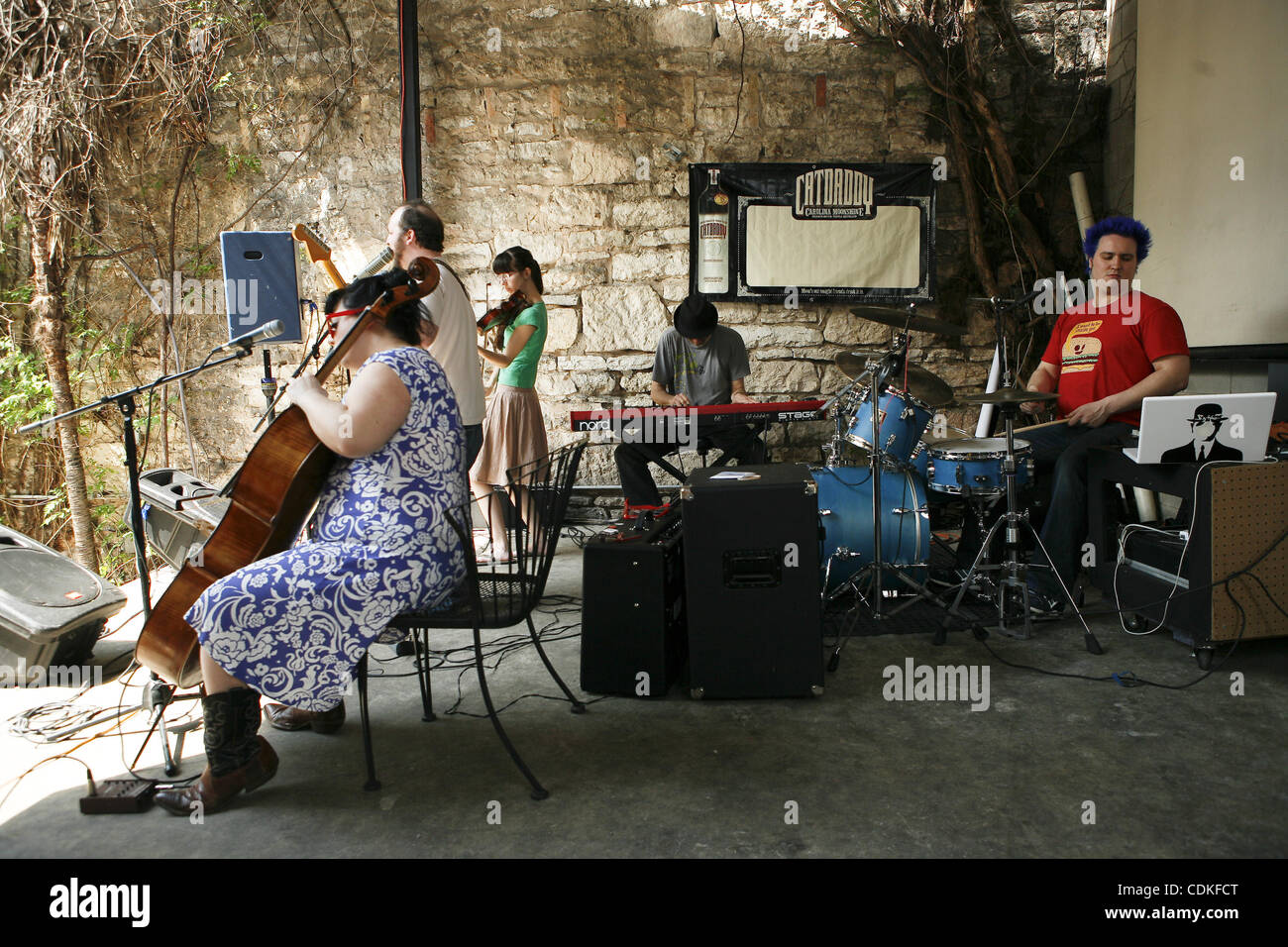 Mar. 18, 2011 - Austin, Texas, U.S. - Shortwave Society performing at ...