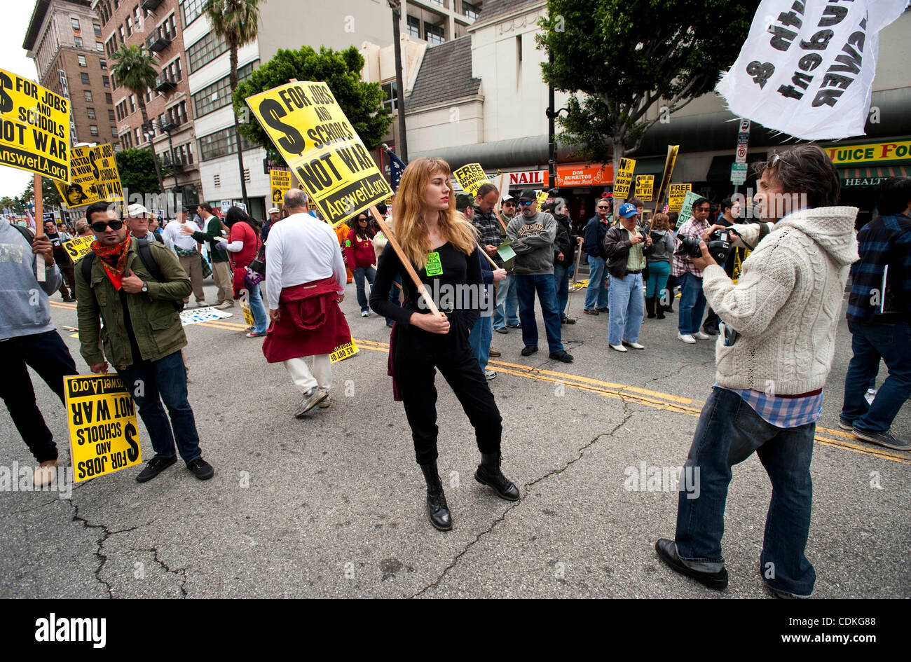 Mar. 19, 2011 - Hollywood, California, USA - Thousands attend an anti ...