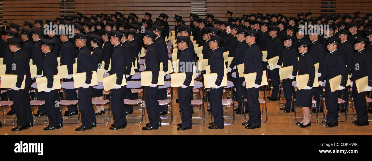 Mar. 20, 2011 - Yokosuka, Japan - Graduates attend the graduation ...