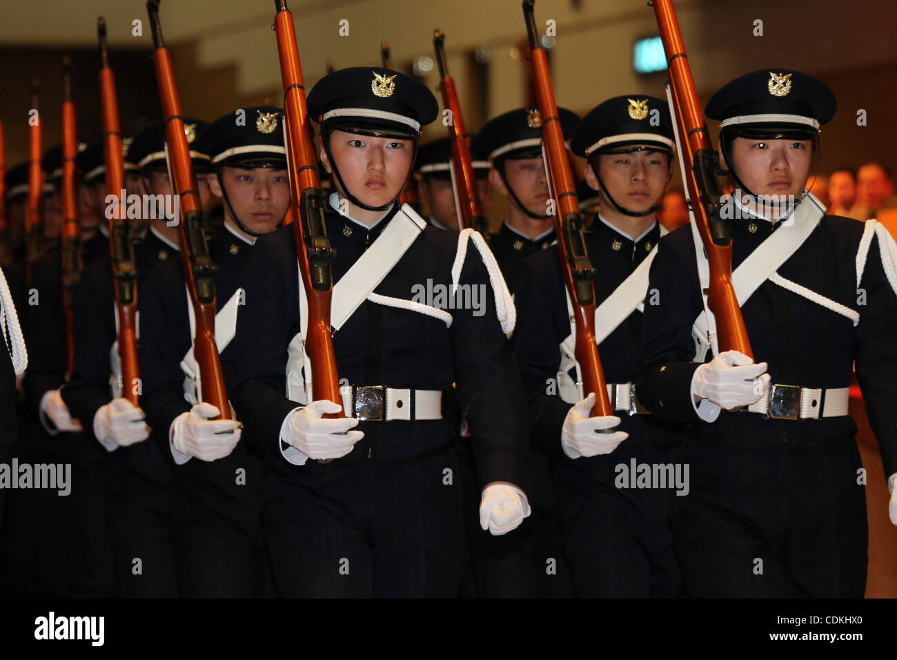 Mar. 20, 2011 - Yokosuka, Japan - Honor Guard attend the graduation ...