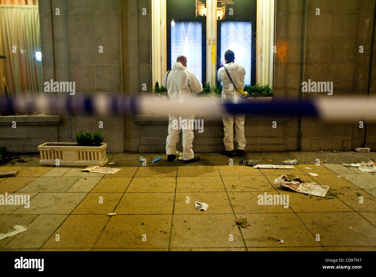 Team forensic experts collecting evidence hi-res stock photography and ...