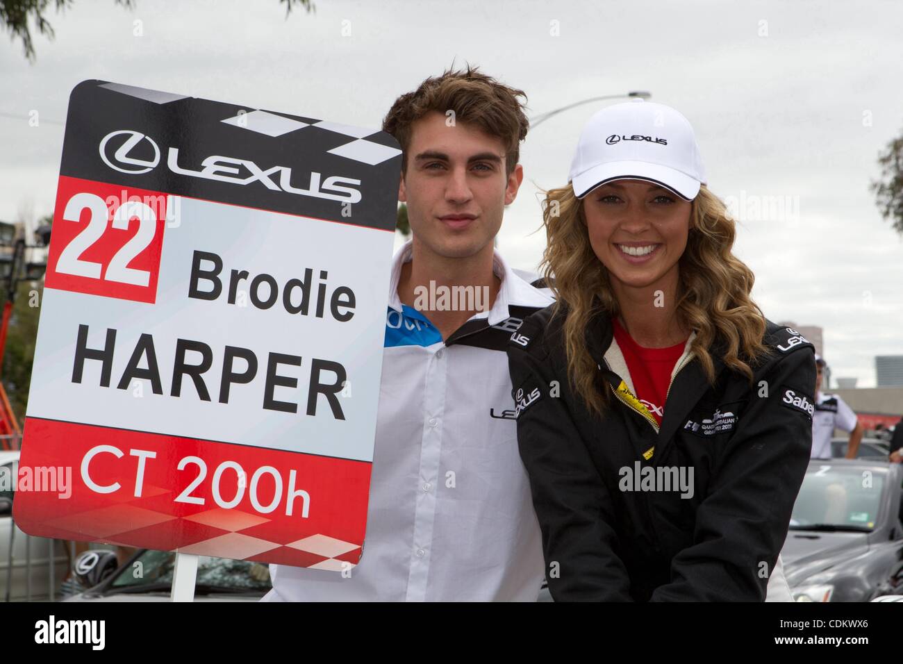 Mar 27, 2011 - Melbourne, Australia - BRODIE HARPER in the Lexus ...