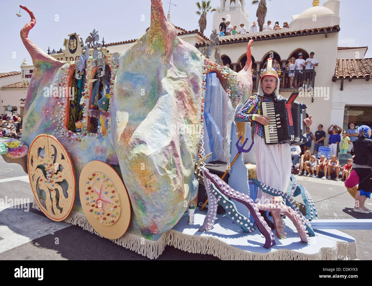 Santa barbara summer solstice parade hi-res stock photography and ...