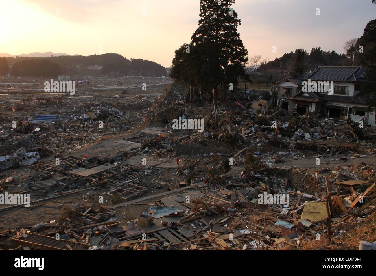 Mar 29, 2011 - Minamisanriku, Miyagi, Japan - The town is still in ...