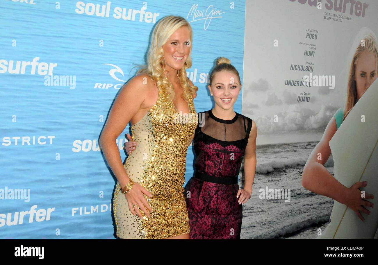 Mar. 30, 2011 - Los Angeles, California, U.S. - Bethany Hamilton ...