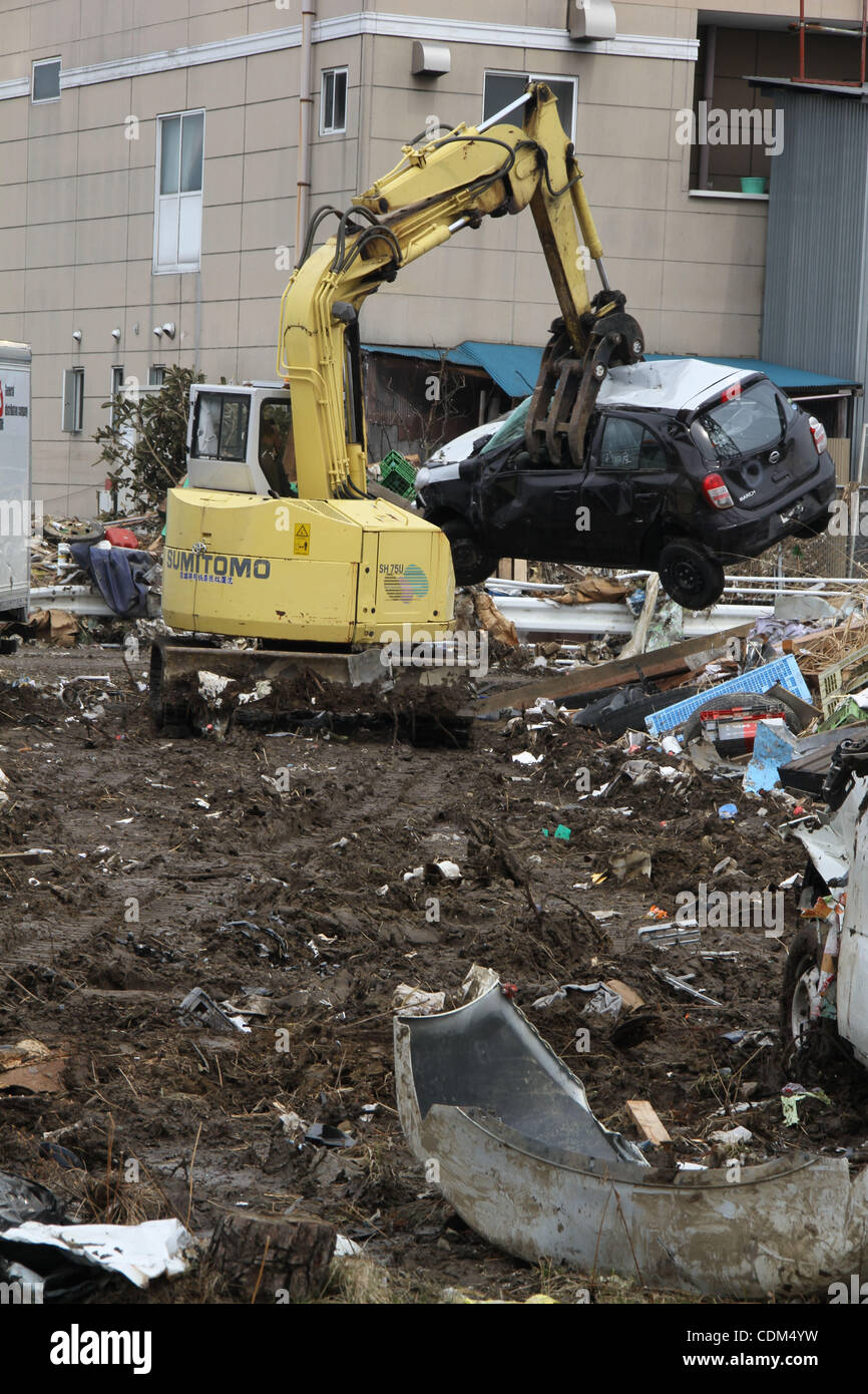 Mar 31, 2011 - Sendai, Japan - Almost three weeks after the tsunami ...