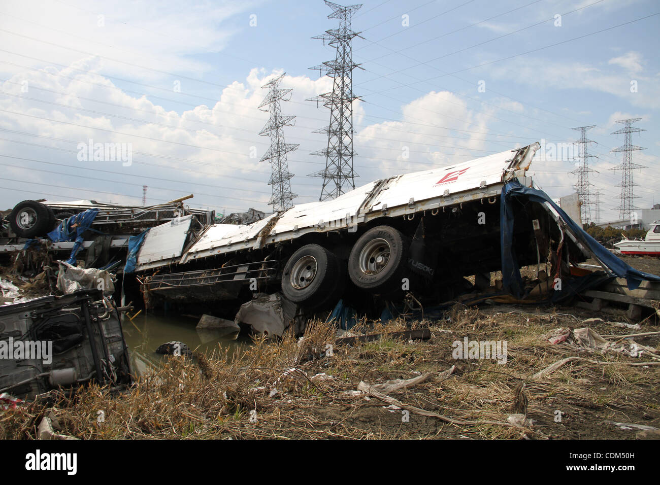 Mar 31, 2011 - Sendai, Japan - Almost three weeks after the tsunami ...