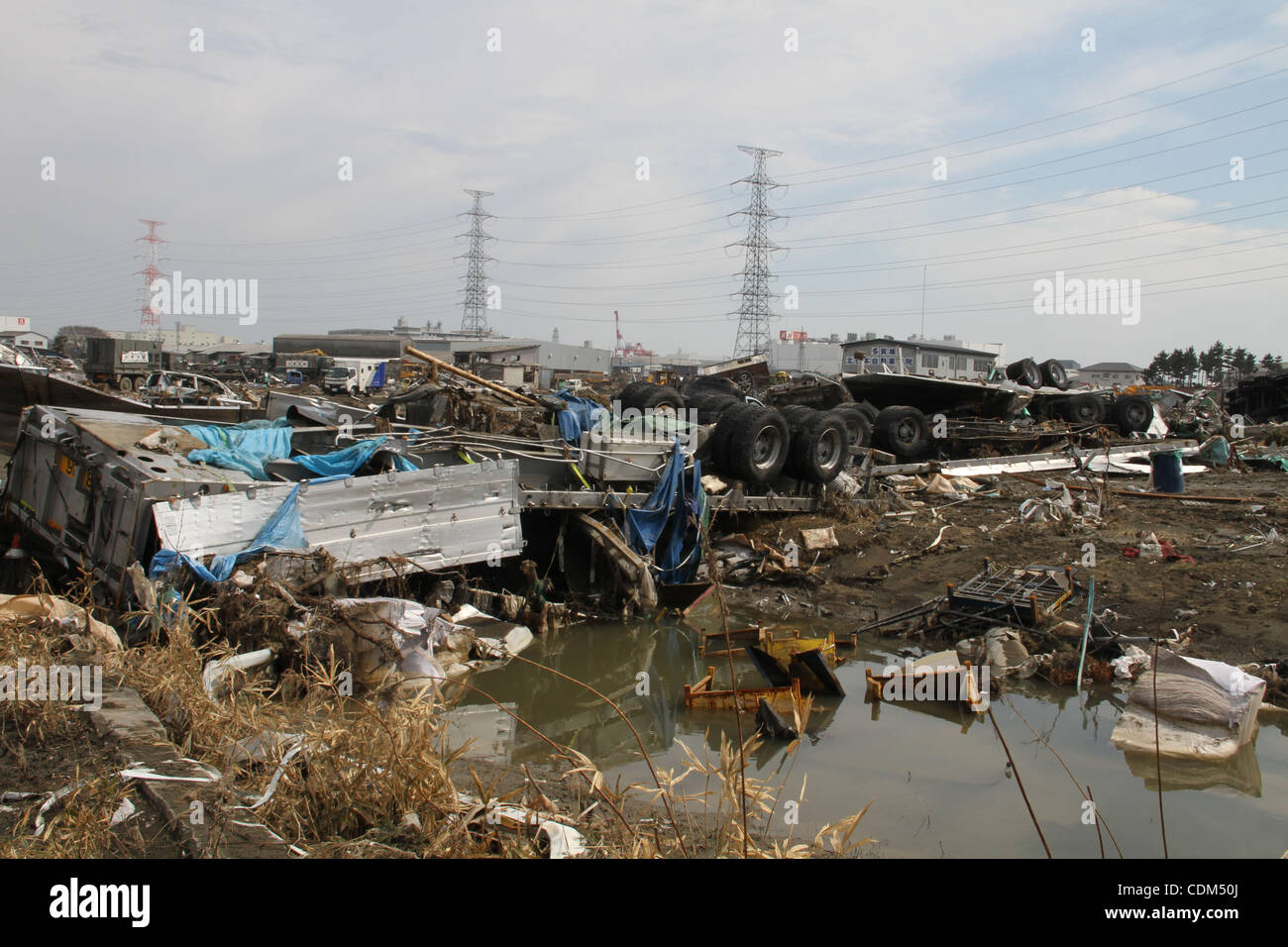 Mar 31, 2011 - Sendai, Japan - Almost three weeks after the tsunami ...