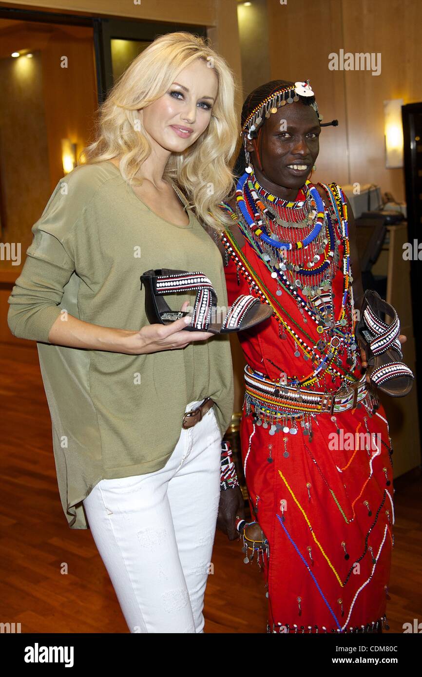 Apr. 1, 2011 - Madrid, Madrid, Spain - Slovakian model Adriana Karembeu ...