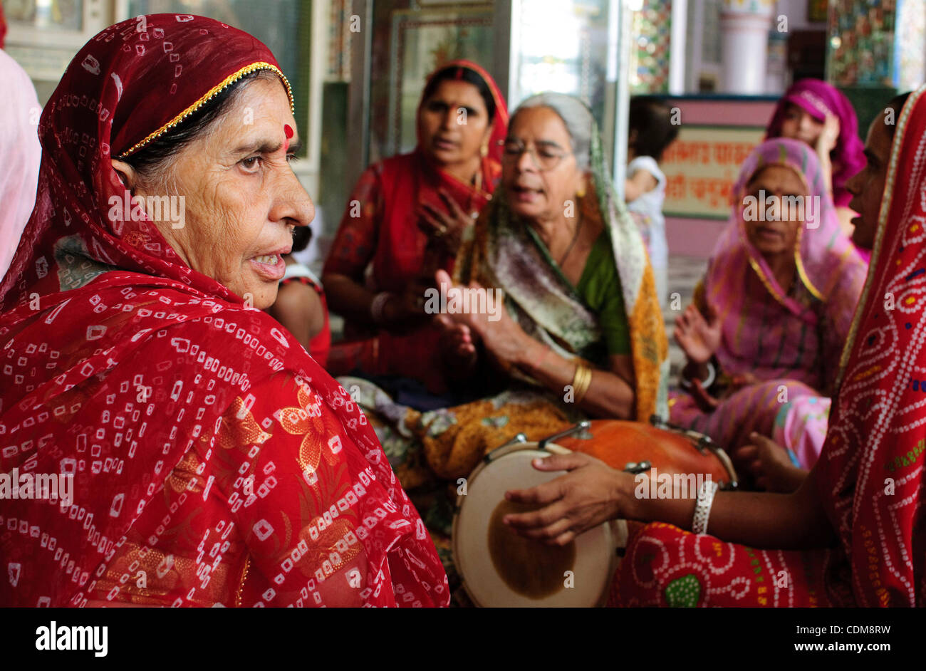 Apr 02, 2011 - Merta City, Rajasthan, India - Hindu women sing in ...