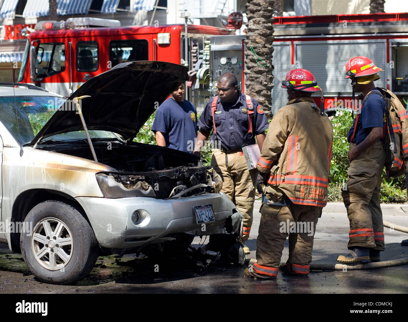 Apr. 4, 2011 - U.S. - A fire inspector from the New Orleans Fire Dept ...