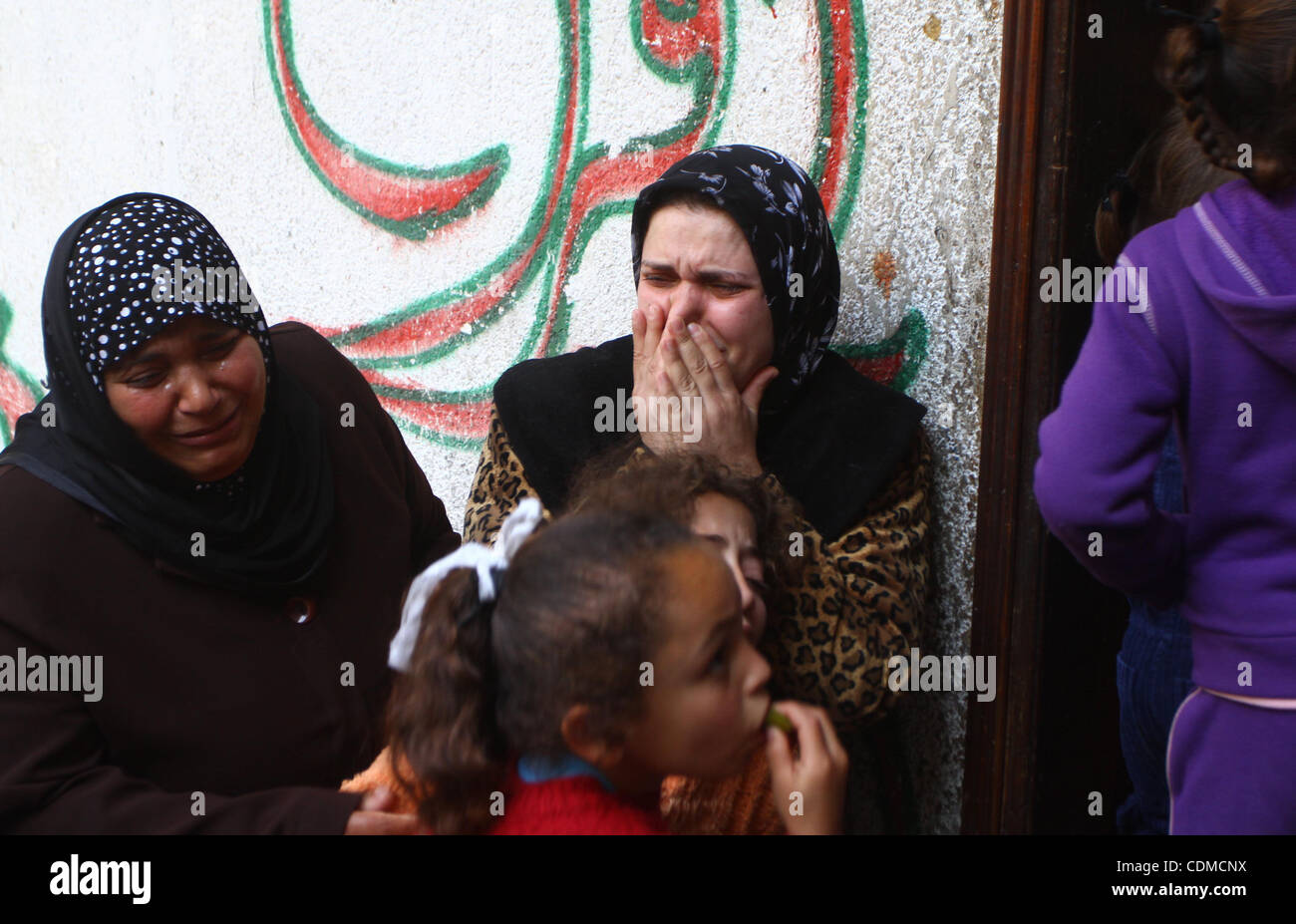 Relatives of Palestinian Mohammed Shalha react during his funeral in ...