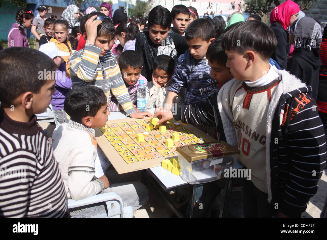 Palestinian children take part in playing festival ( All Together with ...
