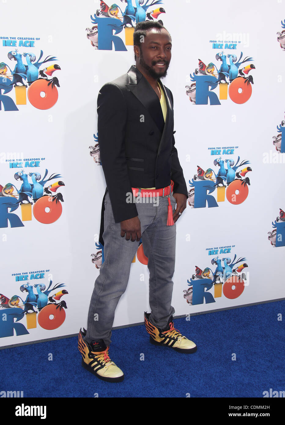 Apr. 10, 2011 - Hollywood, California, U.S. - WILL.I.AM arrives to the ...