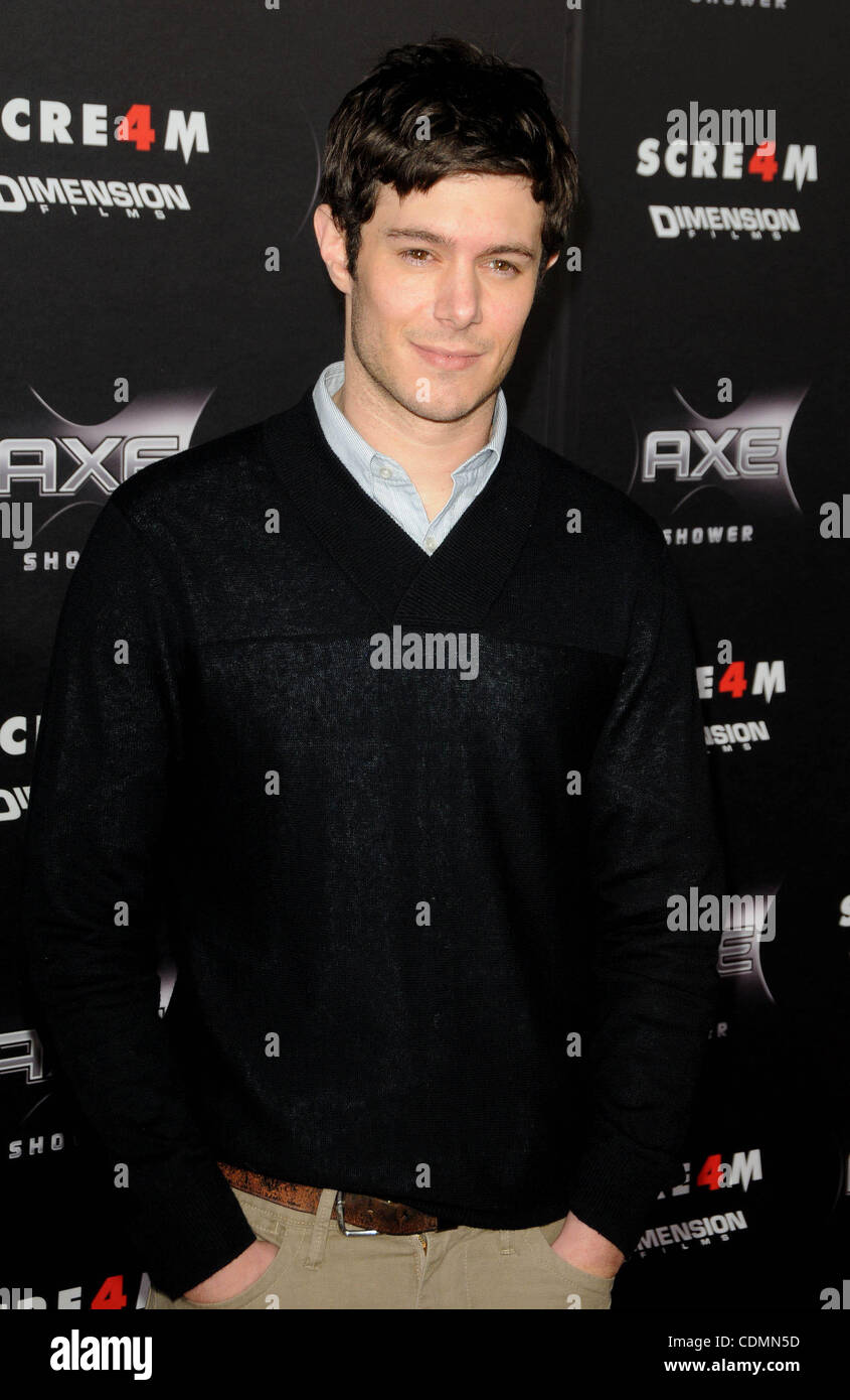 Apr. 11, 2011 - Los Angeles, California, U.S. - Adam Brody Attending ...