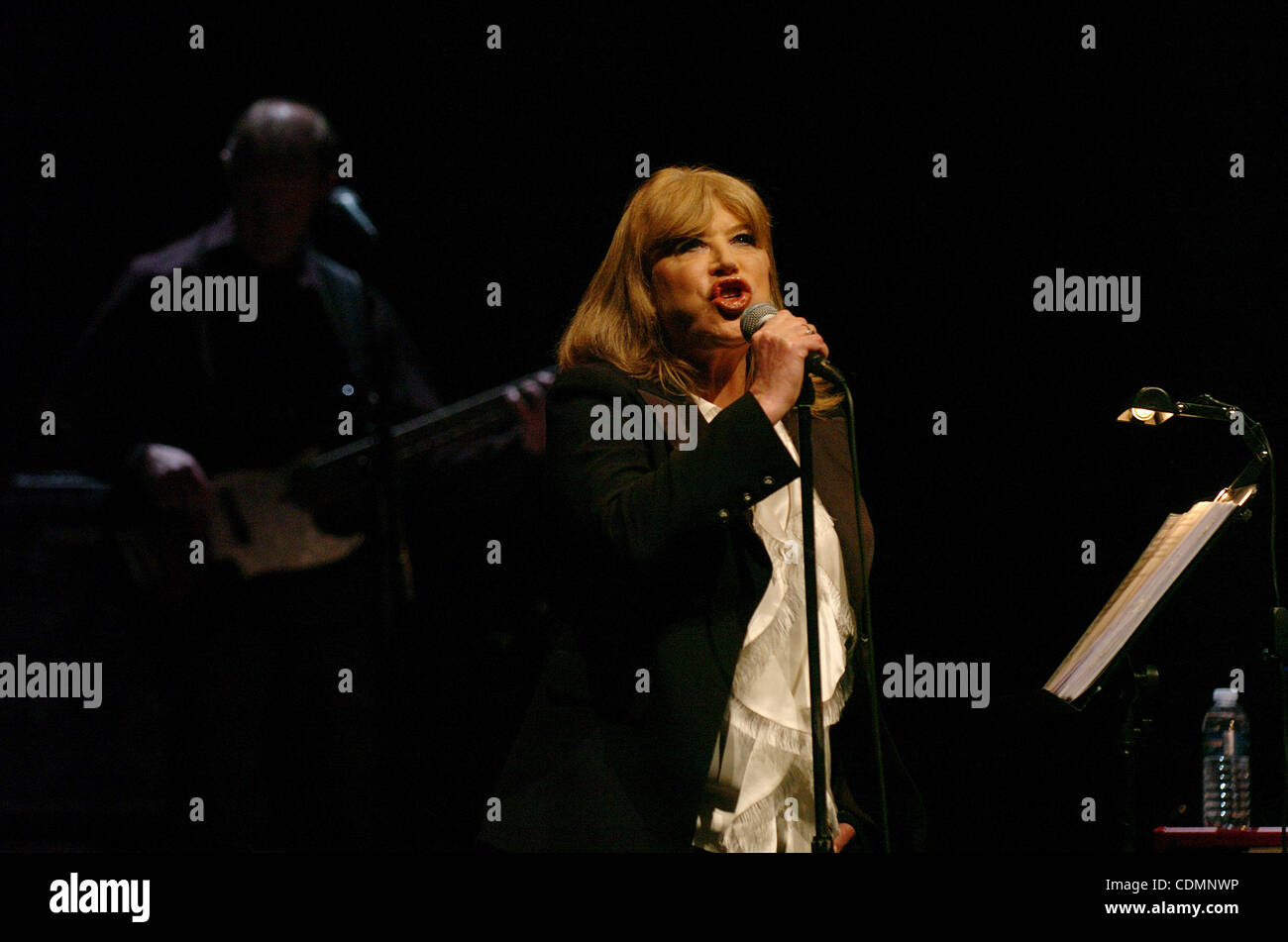 Singer Marianne FAITHFULL performing live at the Palais des Festivals ...
