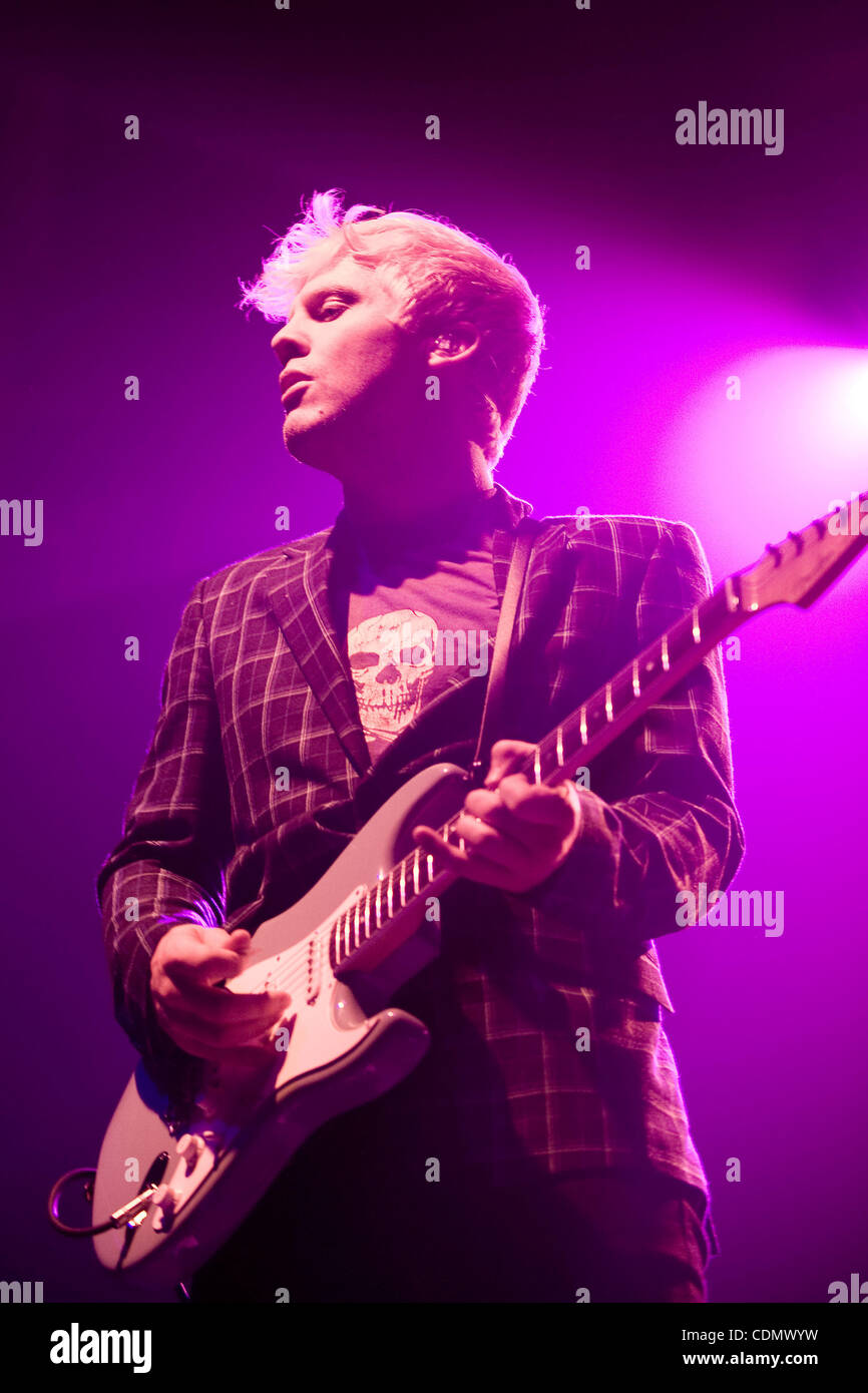 April 15, 2011 - Chicago, IL, USA - Chris Allen, guitarist of the Neon ...
