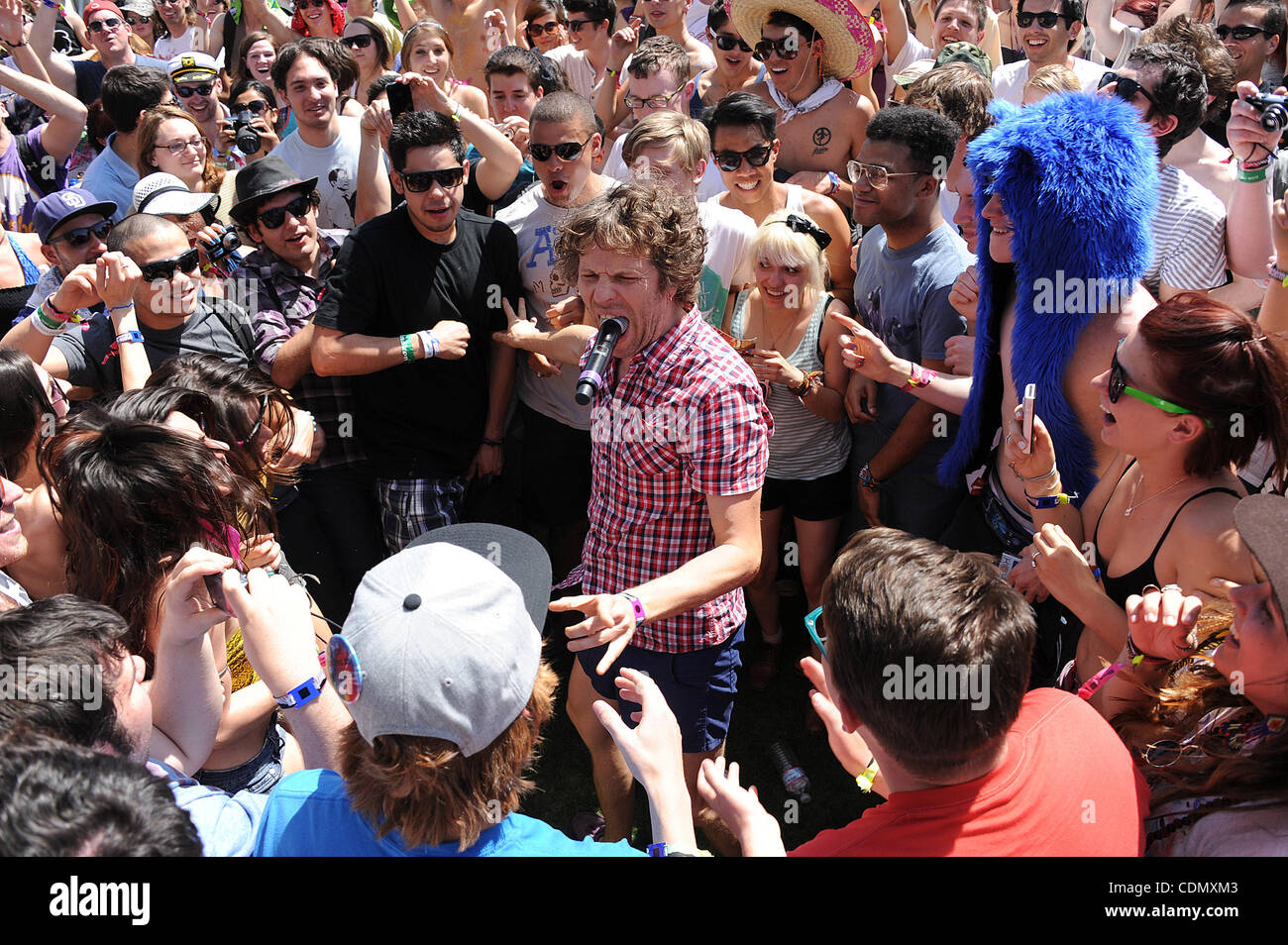 Apr 15, 2011 - Indio, California; USA - Singer NIC OFFER of the band ...