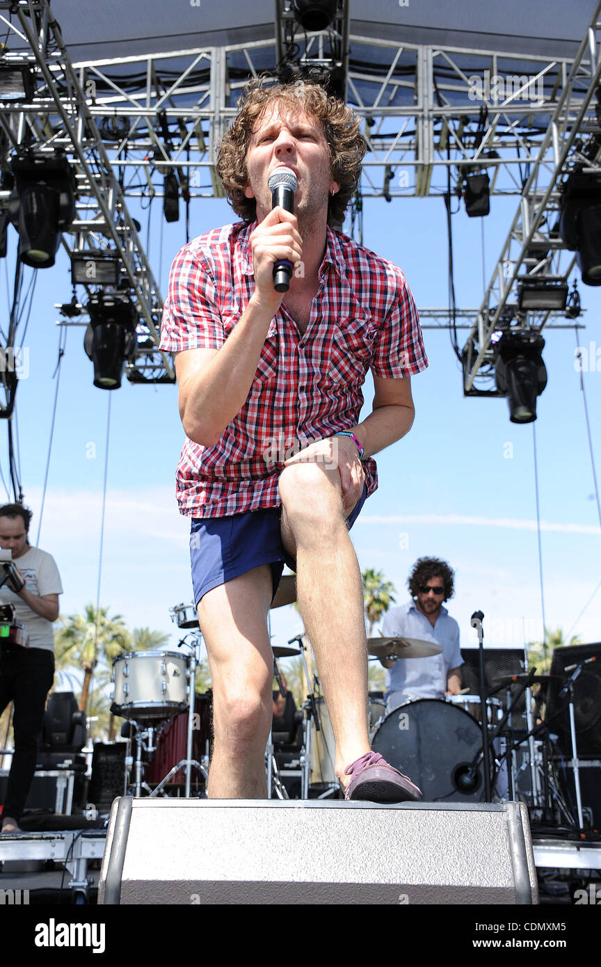 Apr 15, 2011 - Indio, California; USA - Singer NIC OFFER of the band ...