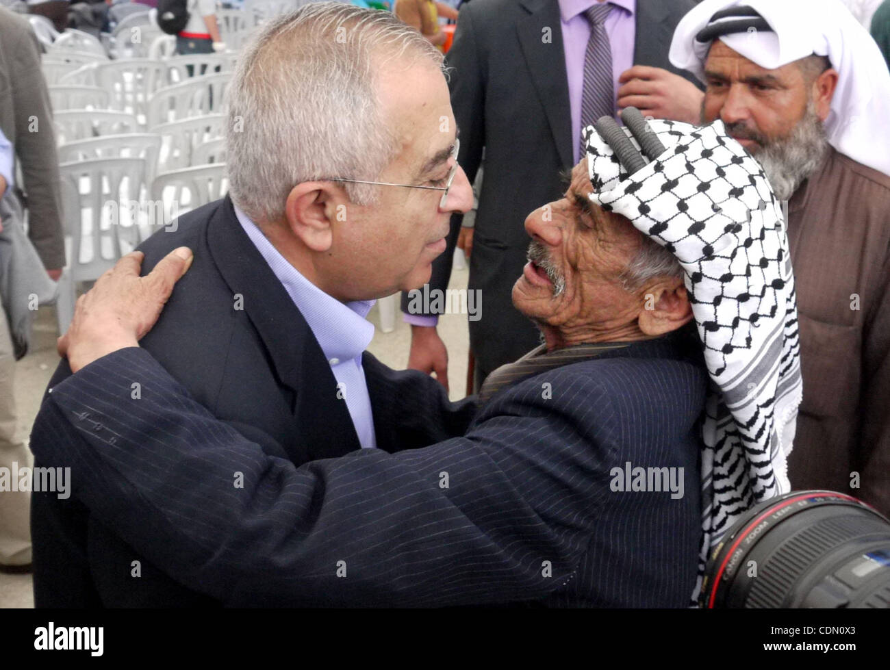 Palestinian prime minister Salam Fayyad participates the opening ...