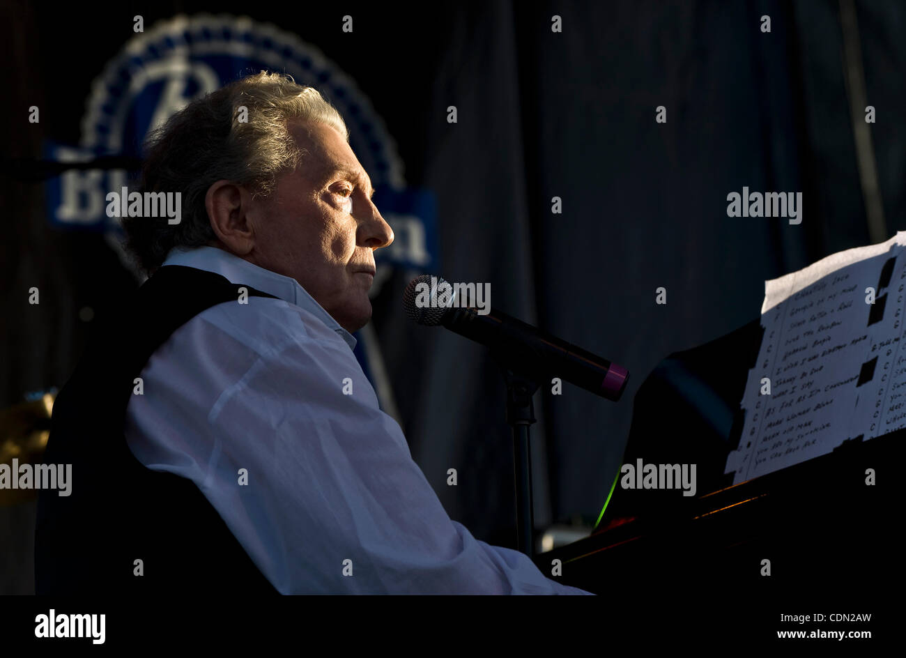Apr.23, 2011 - Las Vegas, Nevada, USA - JERRY LEE LEWIS performs at ...