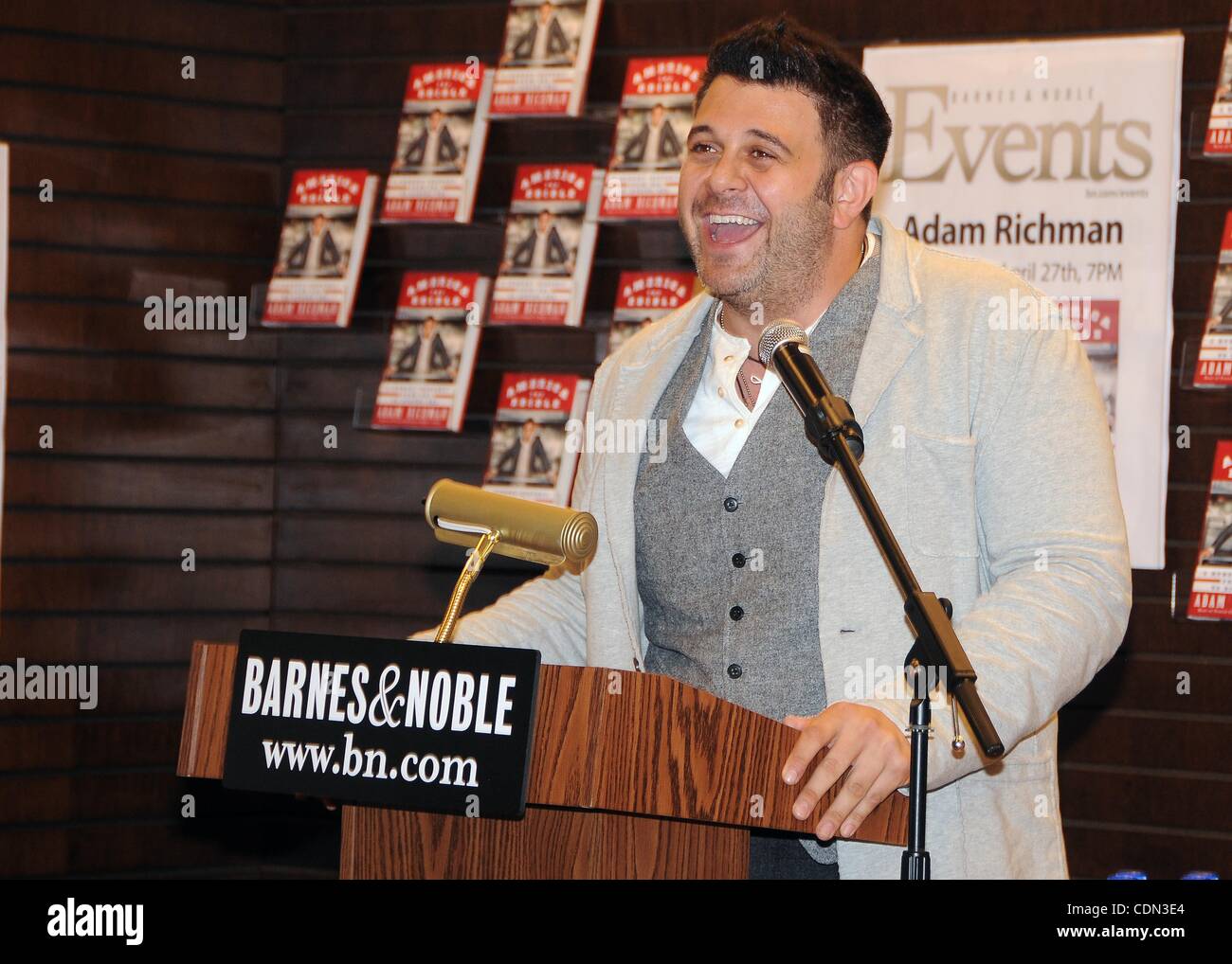 Apr. 27, 2011 - Hollywood, California, U.S. - Adam Richman at his in ...