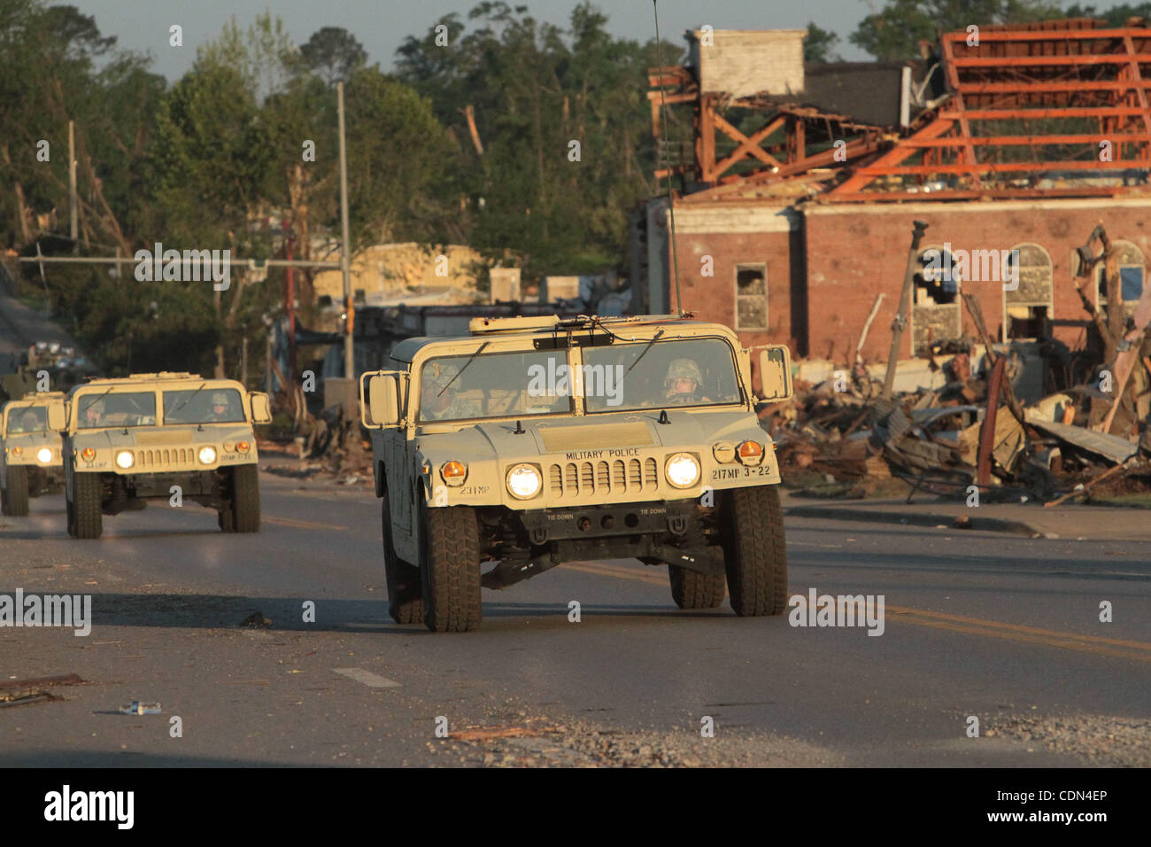 Apr 30, 2011 - Alberta City, Alabama, U.S. - A convoy of Alabama ...