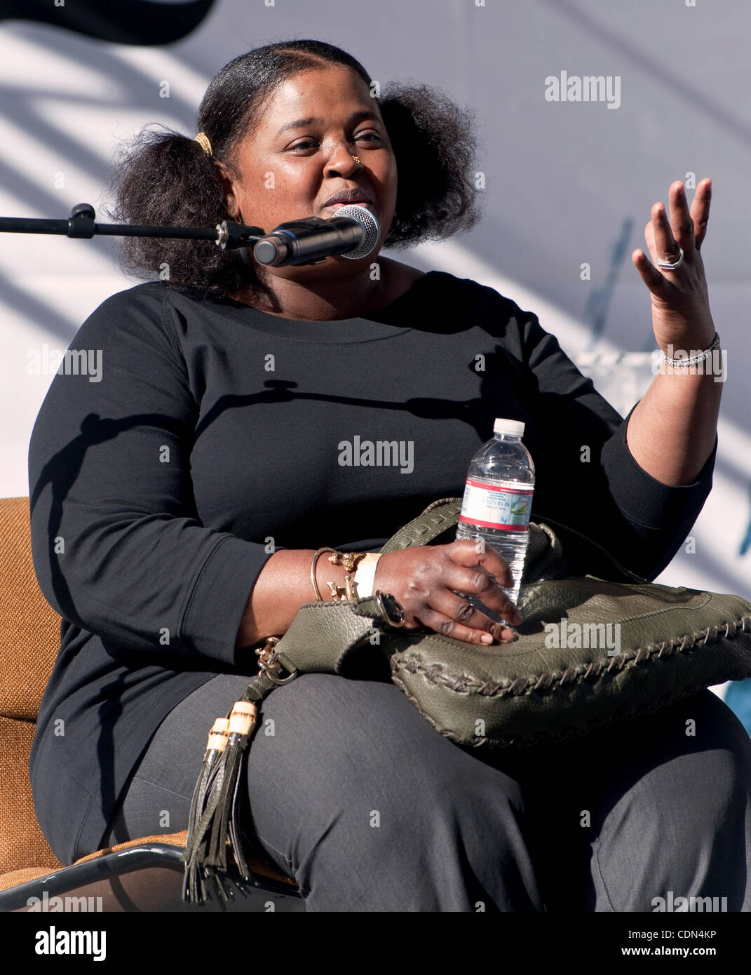 Apr. 30, 2011 - Los Angeles, California, USA - SISTER SOULJAH speaks ...