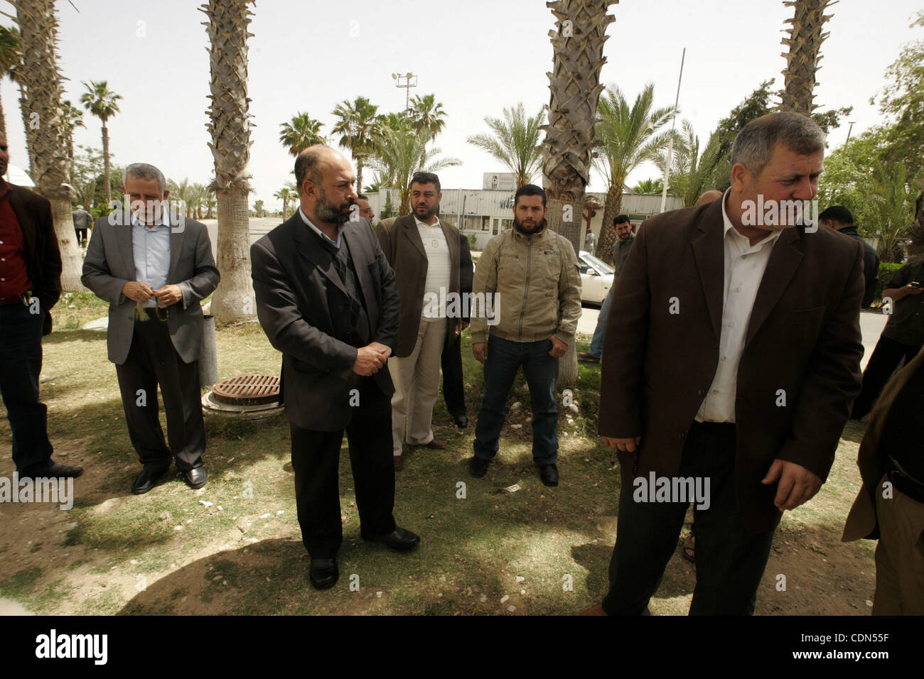 A Gaza Strip-based delegation with members of the Fatah party, the ...