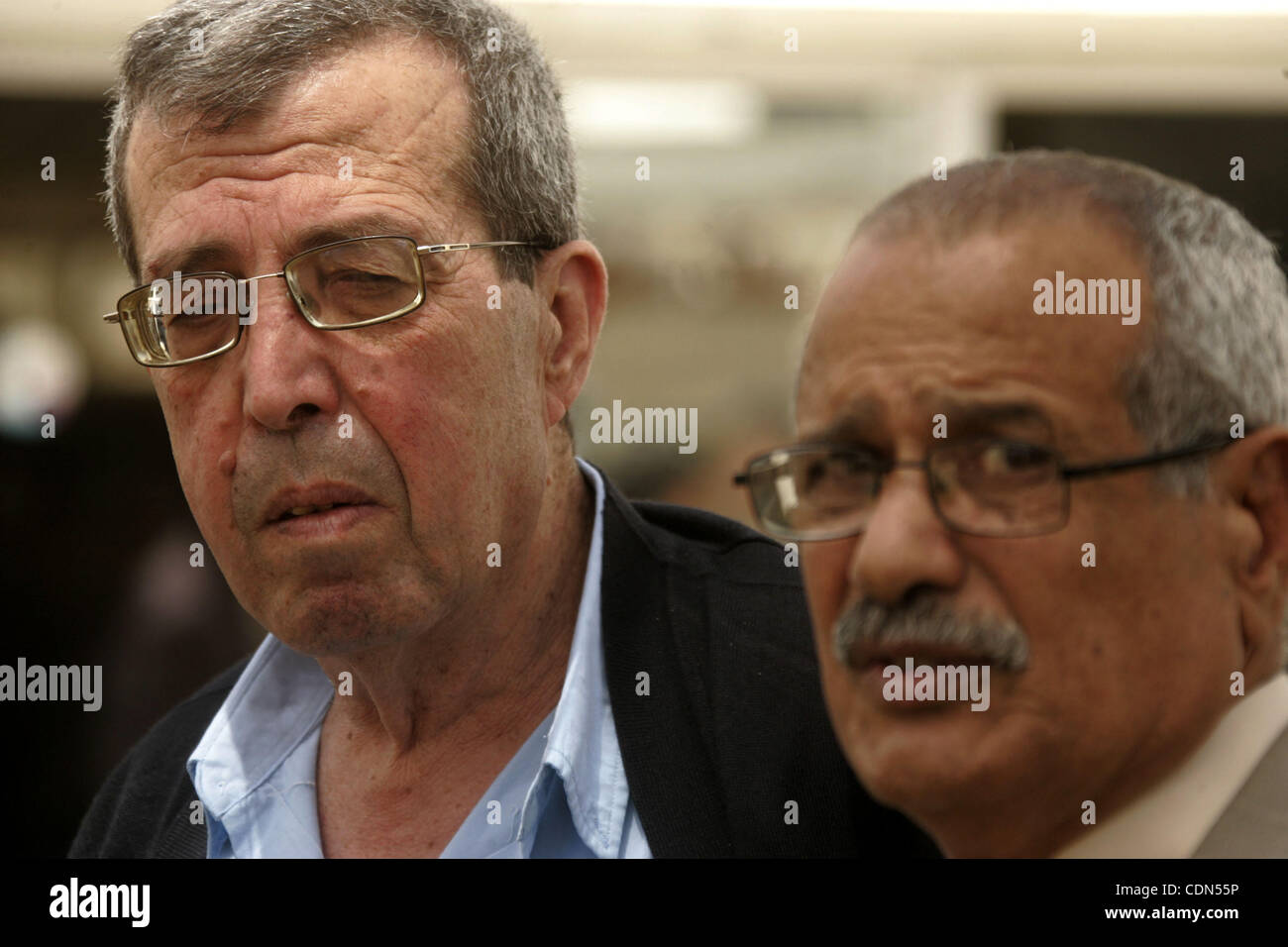 A Gaza Strip-based delegation with members of the Fatah party, the ...