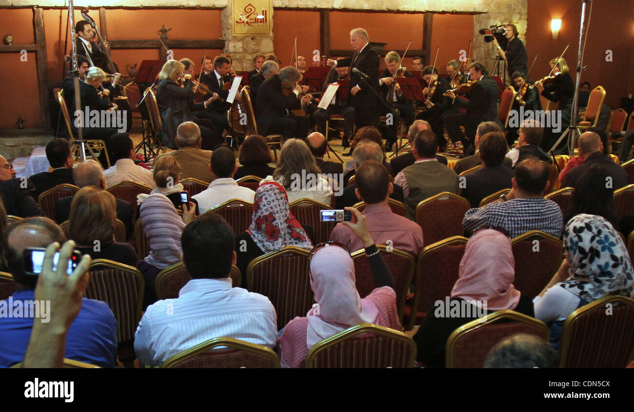Israeli Maestro Daniel Barenboim, top right, UN Messenger of Peace ...
