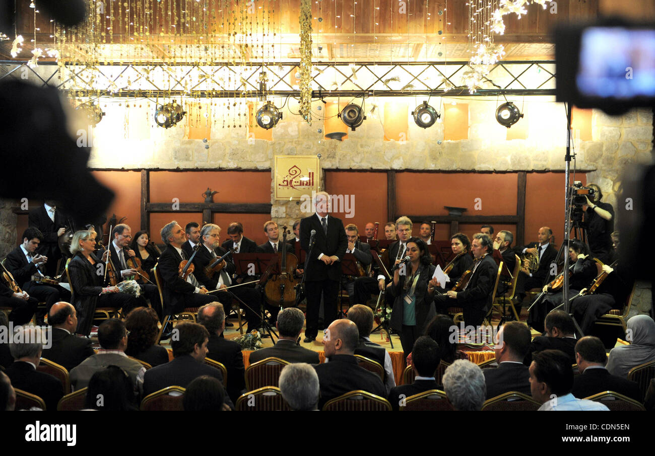 Israeli Maestro Daniel Barenboim, UN Messenger of Peace, conducts the ...
