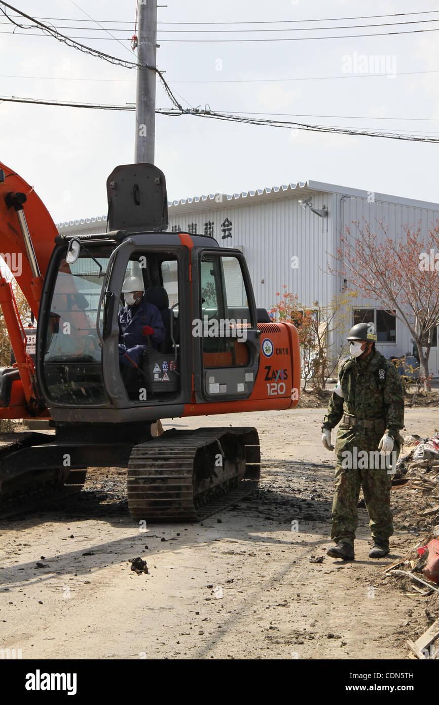 May 04, 2011 - Natori, Miyagi, Japan - These Japanese Self-Defense ...