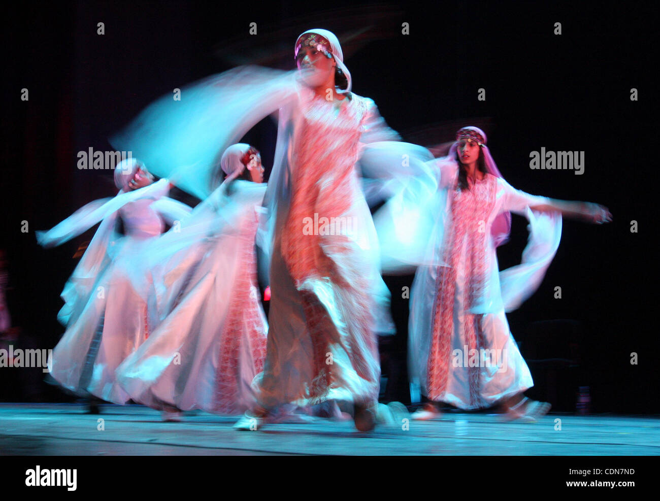 Palestinians, from Lebanon refugee camps, perform traditional dancing ...