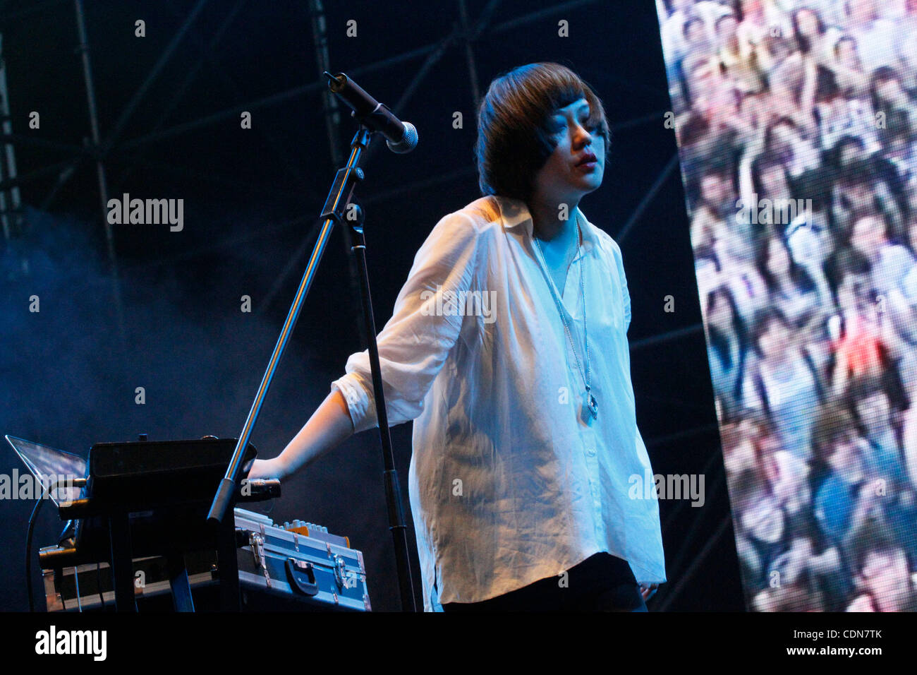 May 08, 2011 - Beijing, China - HELEN FENG performs electro-punk rock ...