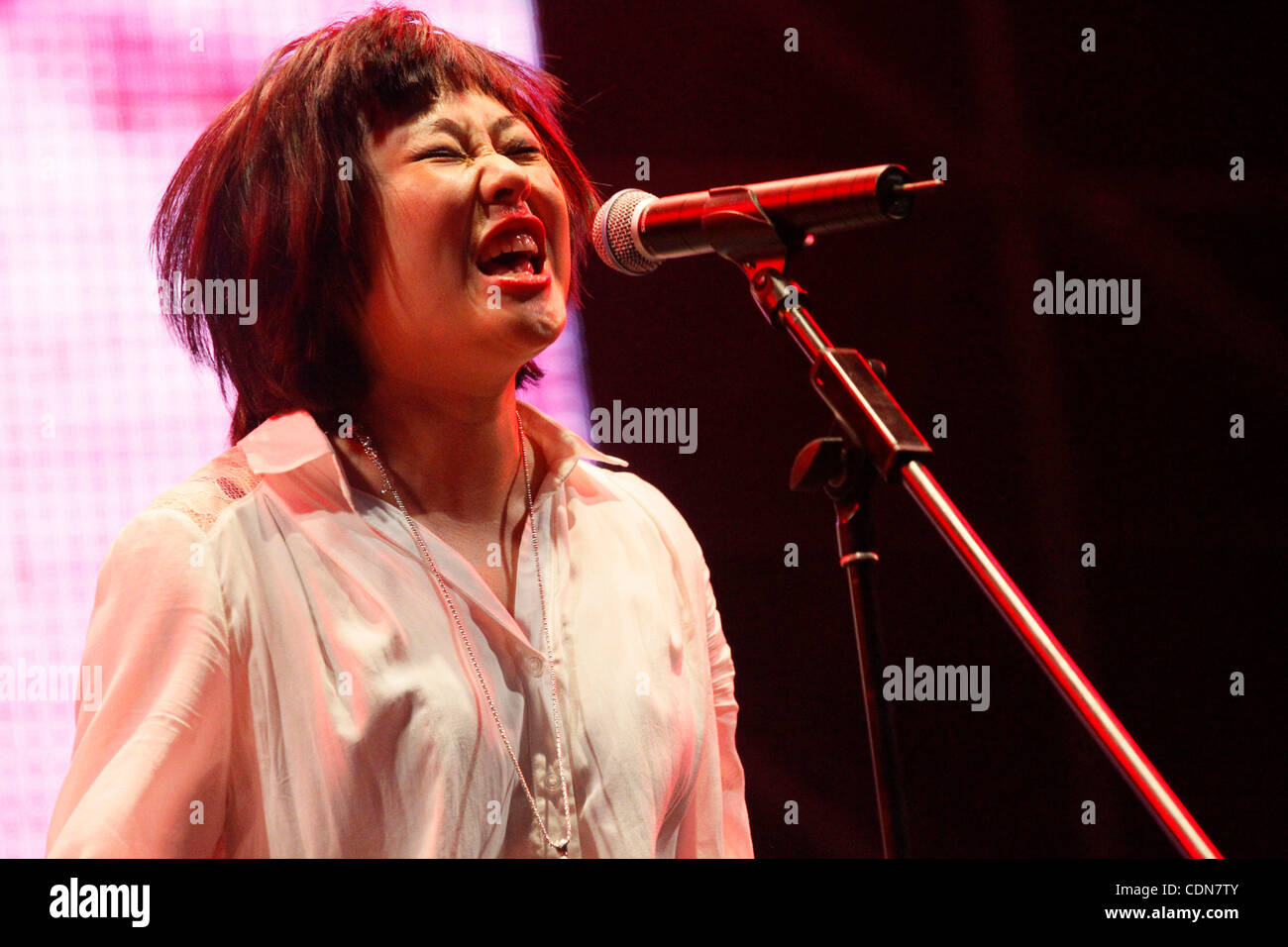 May 08, 2011 - Beijing, China - HELEN FENG performs electro-punk rock ...